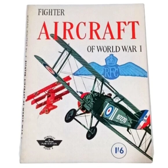 VINTAGE SCBOOK FIGHTER Aircraft of WW1 Micron Minitext No. 8 Smith ...