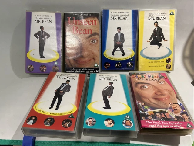 MR BEAN ROWAN Atkinson VHS Bundle Unseen Bean 7 VHS Tapes Retro Rare £ ...