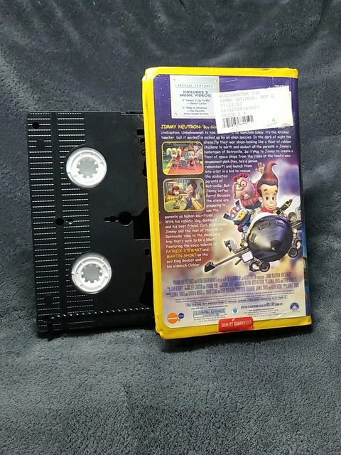 JIMMY NEUTRON BOY Genius ~ Vhs, Blockbuster Video Nickelodeon ~ £8.91 ...