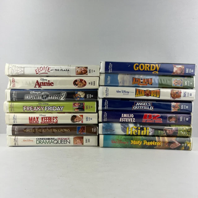 WALT DISNEY PICTURES Live Action Movie VHS Tape Clamshell Case (You ...