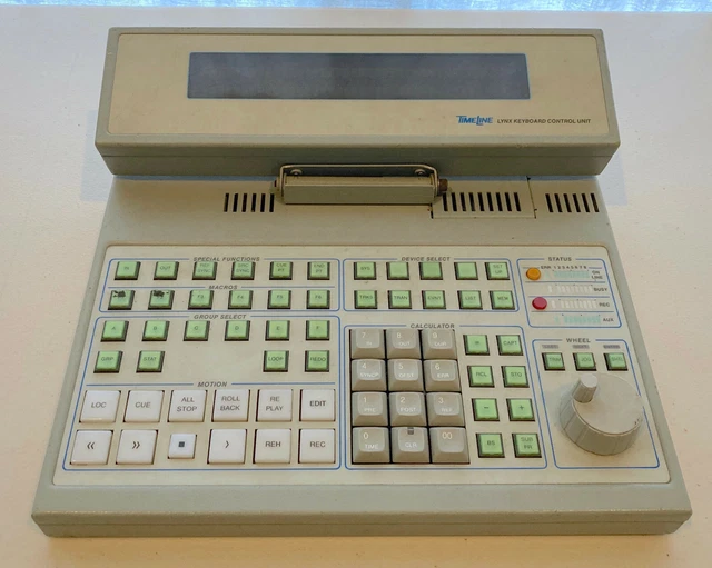 TIMELINE LYNX SYSTEM Keyboard Control Unit + PSU x3 rare vintage EUR 82 ...