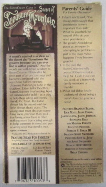 BUTTERCREAM GANG SECRET of Treasure Mountain VHS Video Tape £6.14 ...