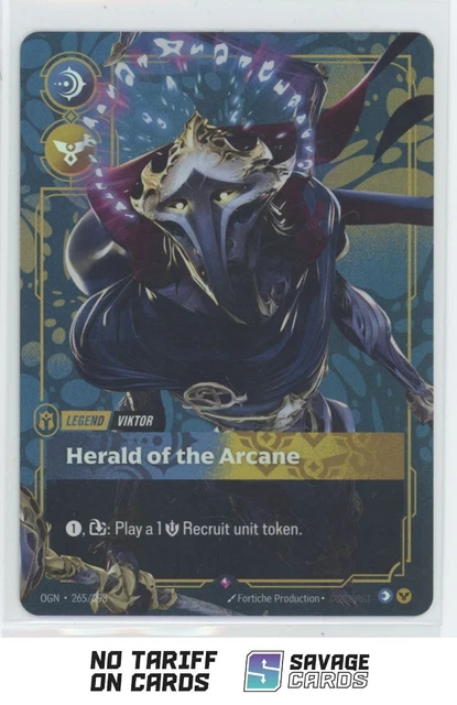 2025 RIFTBOUND LEAGUE of Legends Origins Viktor Herald of the Arcane ...