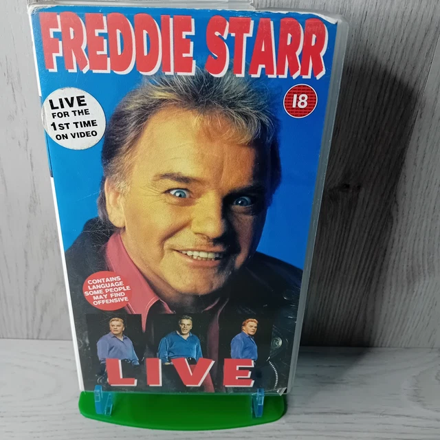 FREDDIE STARR LIVE Vhs Tape - Rare Retro Movie Comedy £11.13 - PicClick UK