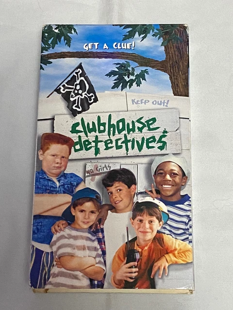 CLUBHOUSE DETECTIVES VHS, 1996 années 90 enfants VHS ancienne location ...