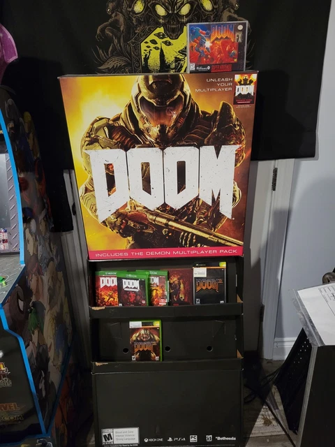 DOOM VIDEO GAME collection Store Display Rare Snes Complete $500.00 ...