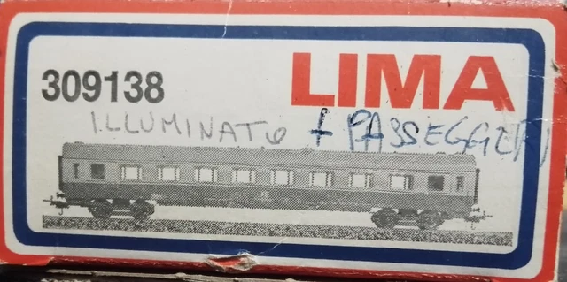 CARROZZA PASSEGGERI LIMA 309138 1° classe FA Az 50m83 18 98-500-1 scala ...