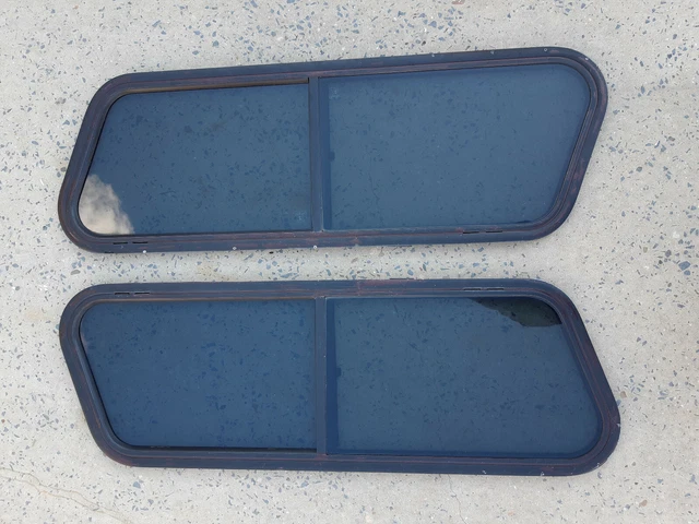 UTE CANOPY SLIDING side Windows , Make unknown, dimensions in pictures ...