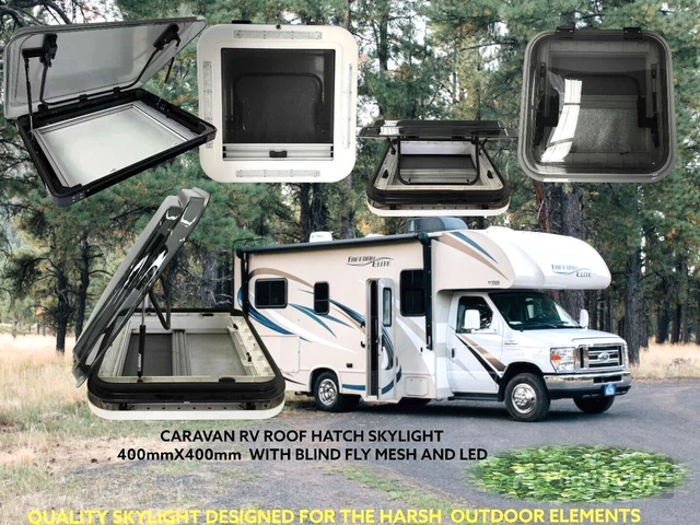 DOMETIC SUITABLE CARAVAN Motorhome Rv Roof Hatch Skylight 400Mm X 400Mm ...