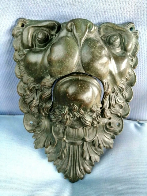 ANCIEN PASSE boule receveur de billard en bronze tête de lion 19 ème ... ANCIEN PASSE boule receveur de billard en bronze tête de lion 19 ème ...