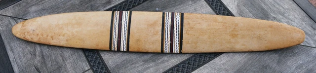 A VERY RARE Australian Aboriginal Mornington Island Shield 28 1/2" x 4 ...