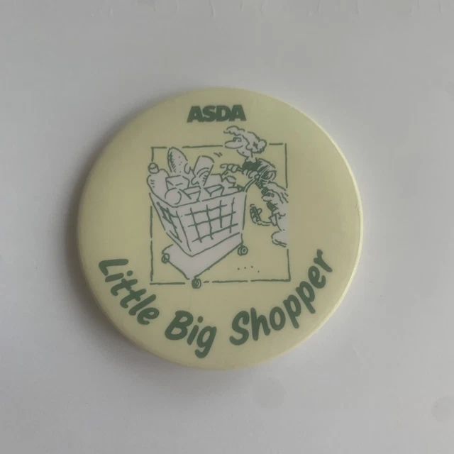 VINTAGE ASDA BADGE EUR 14,41 - PicClick IT