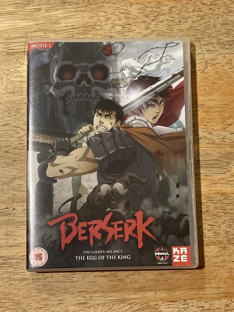 BERSERK THE GOLDEN Age Arc - Film 1 - Egg Of The King (DVD, 2012 ...