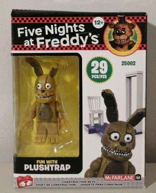 MCFARLANE FIVE NIGHTS At Freddy's FUN WITH PLUSHTRAP Brand New 29 pcs ...