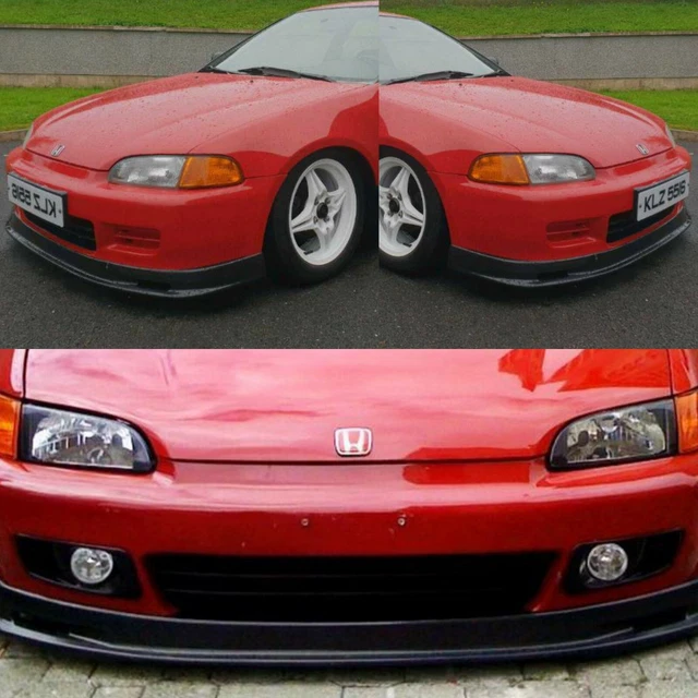 HONDA CIVIC EG 92-95 2-3Dr Mugen Type Front Bumper Lip Splitter Pu ...