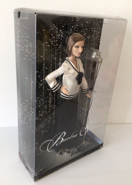 BARBRA STREISAND PINK Label Barbie Collector Range Portrait Doll N6574 ...