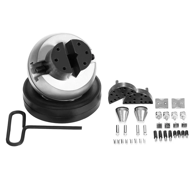 5& STANDARD BLOCK Ball Vise Engraving Setting Tool Full Set w/34pcs ...