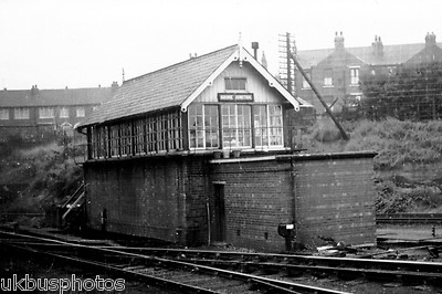 BRITISH RAIL BRIDGE Junction signal box Doncaster 1969 Rail Photo £0.99 ...