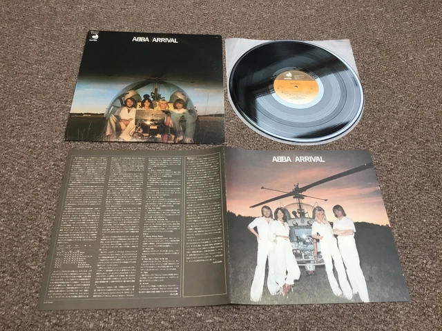 ABBA-ARRIVAL 1977 JAPANESE Discomate LP + Lyric Insert Ex Vinyl Play ...