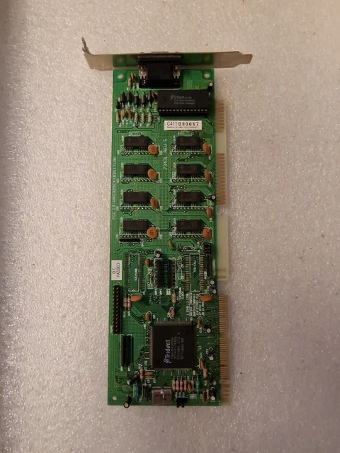 TRIDENT MICROSYSTEMS VLB GAFIKKARTE 7343L Rev.5 TGUI9420DGI 1MB VESA ...