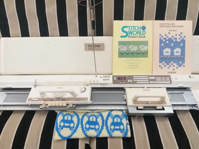 BROTHER KNITTING MACHINE Kh 940 electroknit fully serviced and tested £ ...