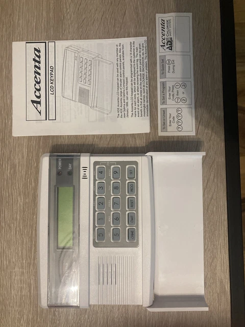 ACCENTA LCD KEYPAD for ADE alarm panel £56.00 - PicClick UK