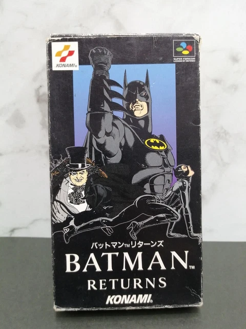 KONAMI SHVC-BJ BATMAN Returns Super Famicom SNES £102.04 - PicClick UK