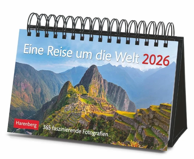 EINE REISE UM die Welt Premiumkalender 2026 - 365 faszinierende ...