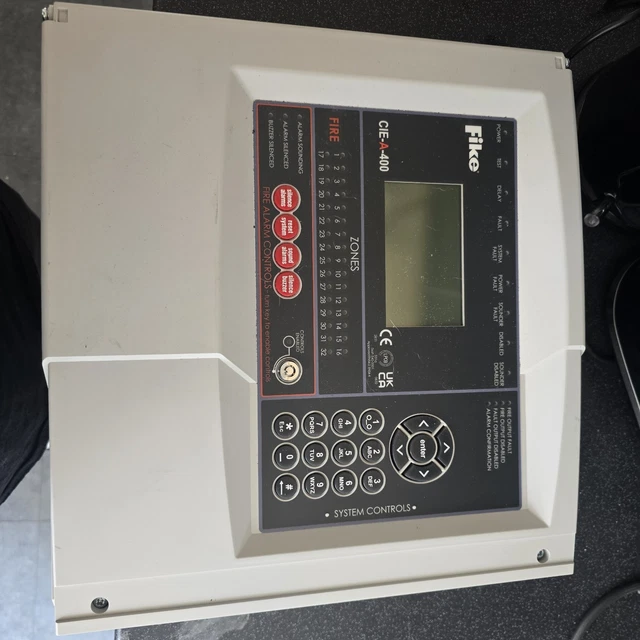 FIKE 520-0001 CIE-A-400 2-Loop Addressable Fire Alarm Control Panel 40V ...