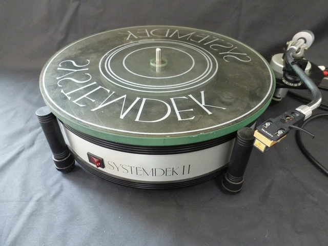 SYSTEMDEK II RECORD Player Turntable Deck + Technics Cartridge Stylus ...