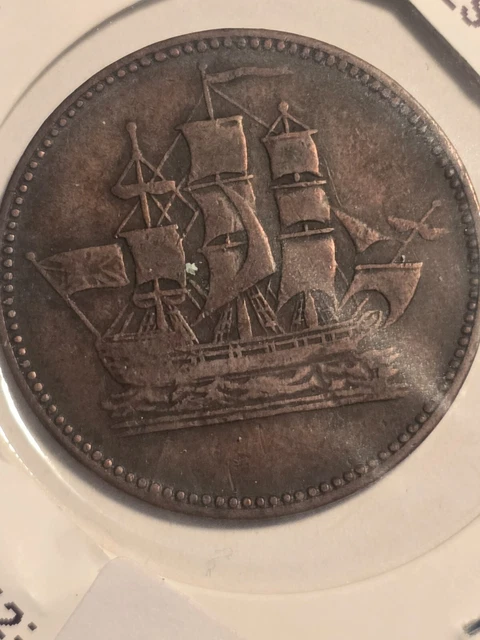 CANADIAN COLONIAL TOKEN 1829-1835c Ships Colonies Commerce PE-10-35; F ...