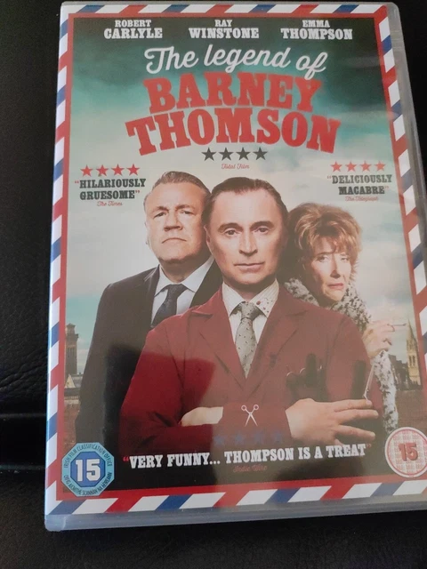 THE LEGEND OF Barney Thomson DVD - Robert Carlyle, Emma Thompson, vgc £ ...