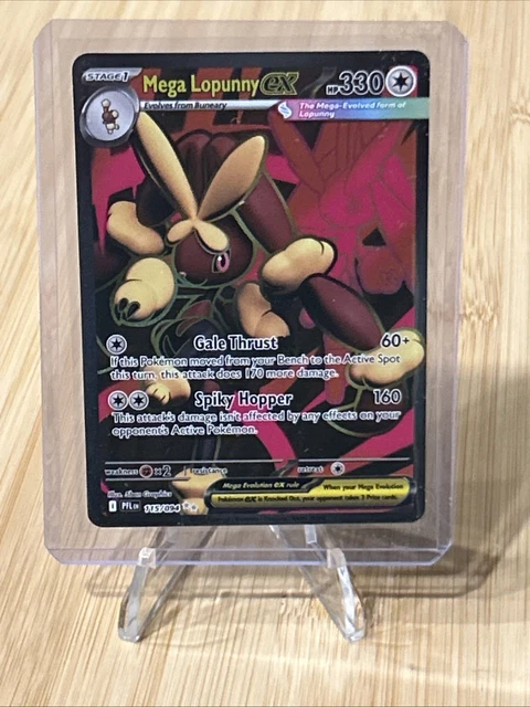 POKEMON MEGA LOPUNNY ex 115/094 Phantasmal Flames Ultra Rare Near Mint ...