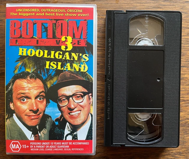 BOTTOM LIVE 3: Hooligan's Island VHS Video Cassette Tape 1997 Exc Cond ...
