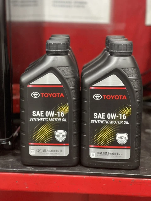 GENUINE TOYOTA / Lexus 0w-16 Motor Oil Qty 7 Quarts £69.02 - PicClick UK