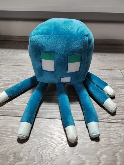 MATTEL CAVES&CLIFFS MINECRAFT Glow Squid Plush Soft Toy Lights And ...