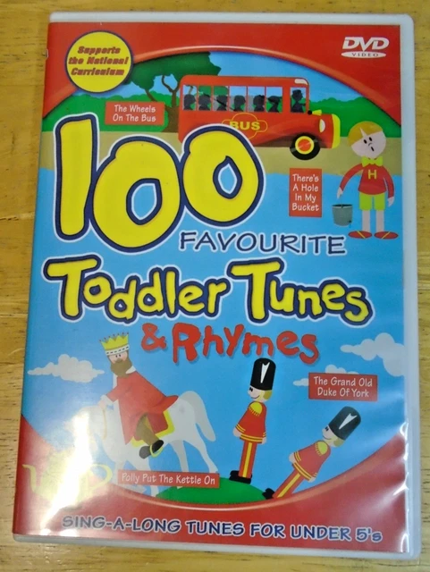 100 TODDLER TUNES & Rhymes (2004) - DVD - Region 2 - VGC £4.99 ...