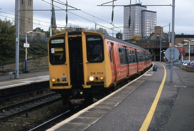 BRITISH RAIL 314204 Class 314 EMU Railway Photo - Strathclyde Transport ...