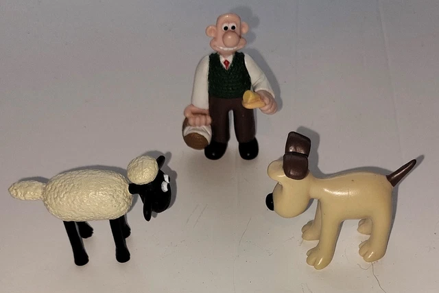 WALLACE & GROMIT figures, Gromit Meets Shaun the Sheep & Wallace A ...