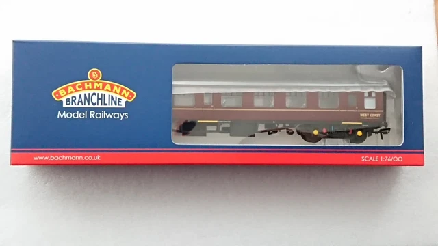 BACHMANN 39-059APF BR Mk1 TSO Coach WCRC Maroon + Fitted Passenger ...