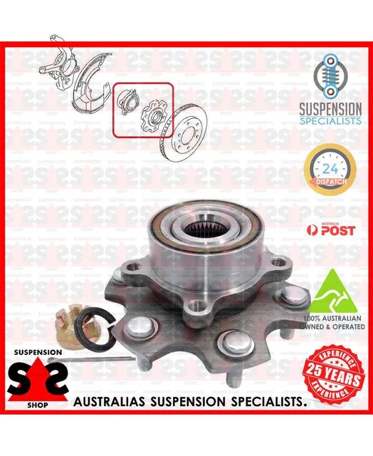 FRONT AXLE WHEEL Hub Suit MITSUBISHI Pajero Iii (V7_W, V6_W) 3.8 (V77W) PAJERO EUR 124,28 ...