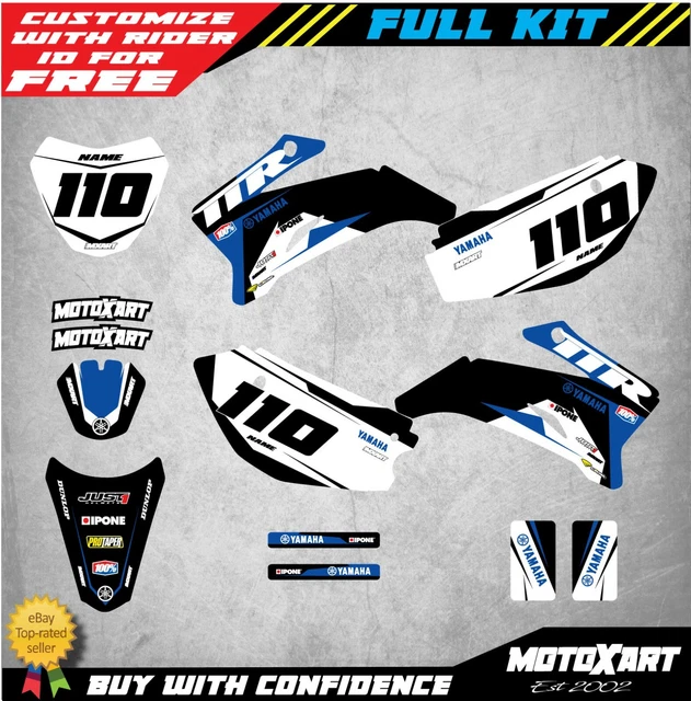 FULL CUSTOM GRAPHICS Kit STRENGTH STYLE Yamaha TTR 110 decals sticker ...