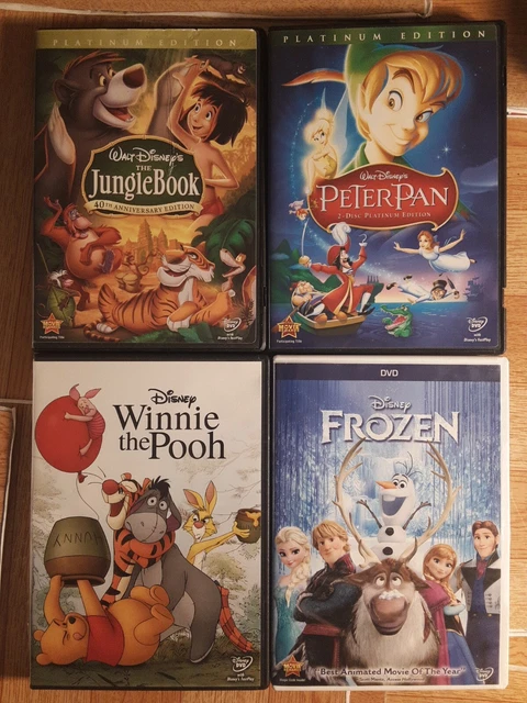 DISNEY LOT PETER Pan Jungle Book 40th Anniversary Platinum Frozen ...