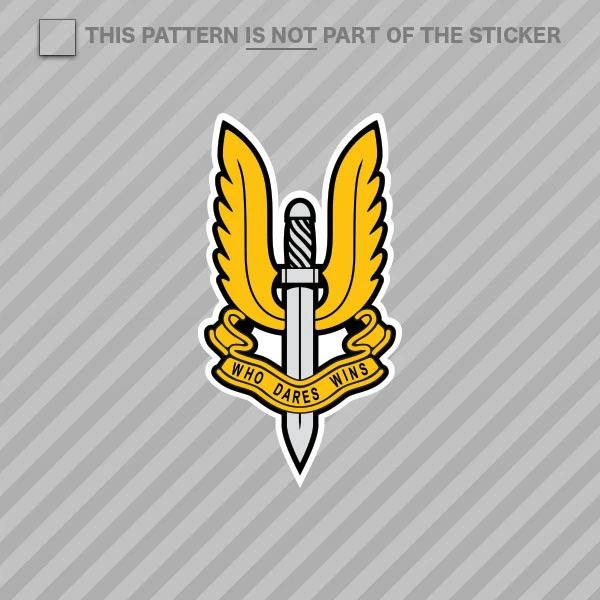 SPECIAL AIR SERVICE SAS Insignia V2 Sticker Vinyl British Special ...