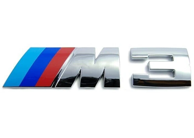 BMW GENUINE M-PERFORMANCE E46 Rear Trunk Lid M3 Emblem Logo Badge ...