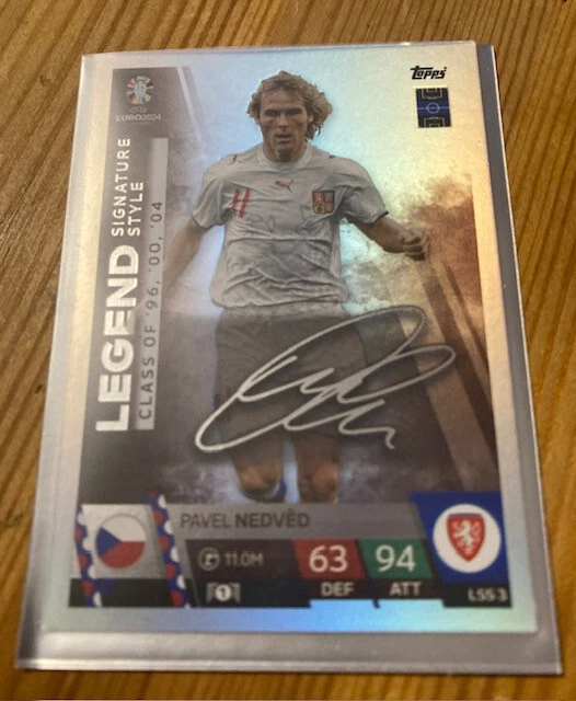 TOPPS MATCH ATTAX Euro 2024, Legend Signature Style, LSS 3, Pavel ...