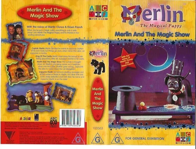 MERLIN - THE Magic Puppy - Merlin And The Magic ~ Vhs Video Pal~ A Rare ...