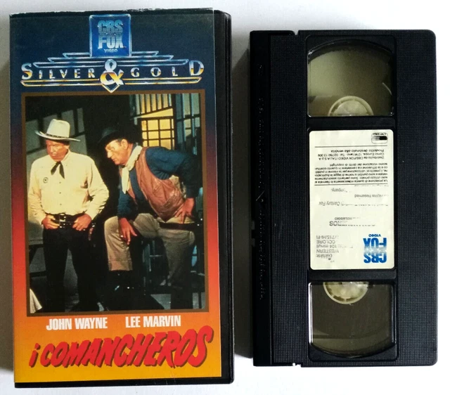 VHS I COMANCHEROS Film Western John Wayne Ina Balin Lee Marvin ...