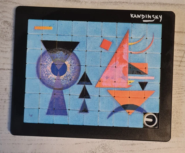 WASSILY KANDINSKY SOFT Hard 1927 Sliding Puzzle Pussycat Patience Game ...