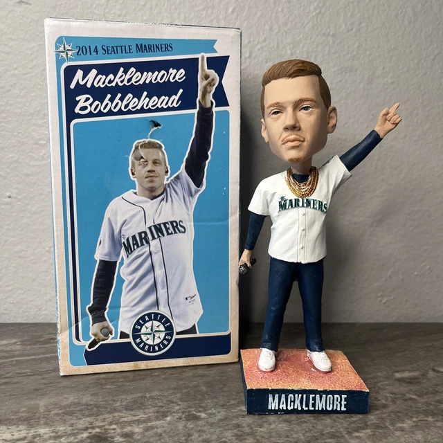 SEATTLE MARINERS MACKLEMORE Bobblehead 2014 avec boîte 8” EUR 9,94 ...